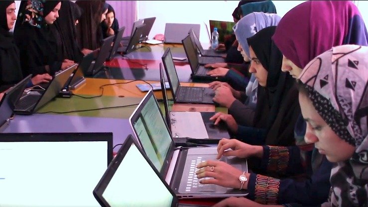 Afghan women fight drug cultivation, lack of security with computer game