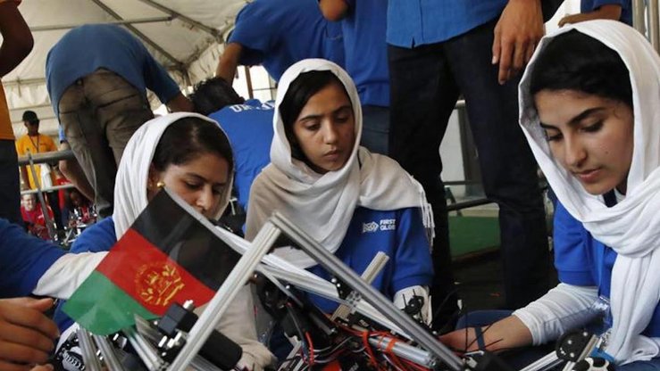 'A symbol of bravery': Robotics team highlights Afghan girls' achievements