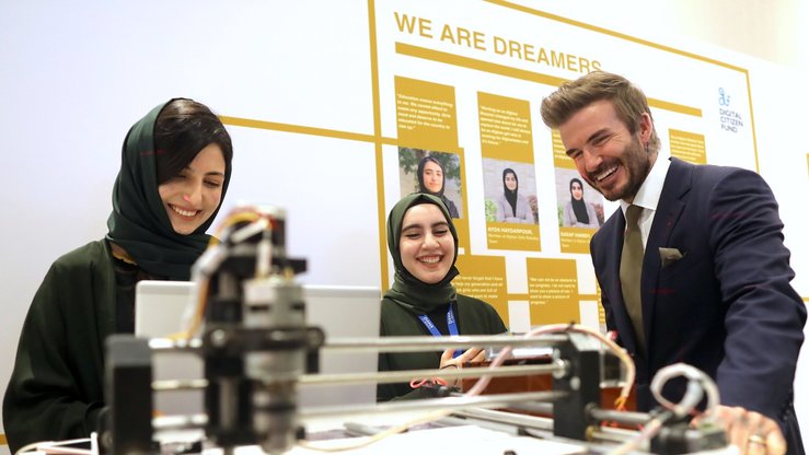 Afghan girls' robotics team showcases work in Qatar