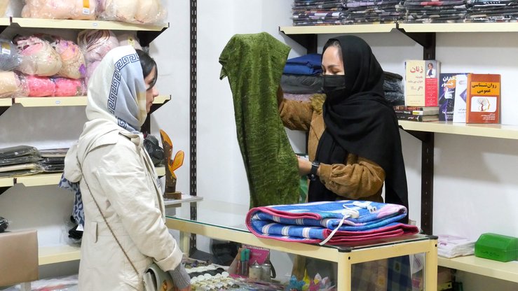 Herat city's Princess Market is run by and for women and girls