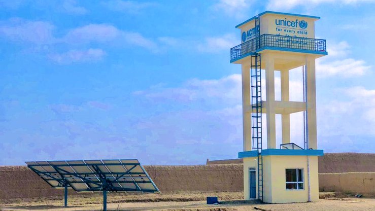 UNICEF funds potable water project for hundreds of rural Balkh families