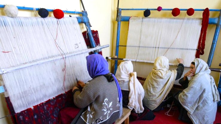 Female entrepreneur creates 1,000 rug weaving jobs for Sar-e-Pul women